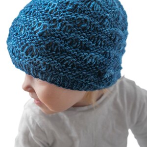 Ocean Waves Hat KNITTING PATTERN / Nautical Nursery / Wave Pattern ...