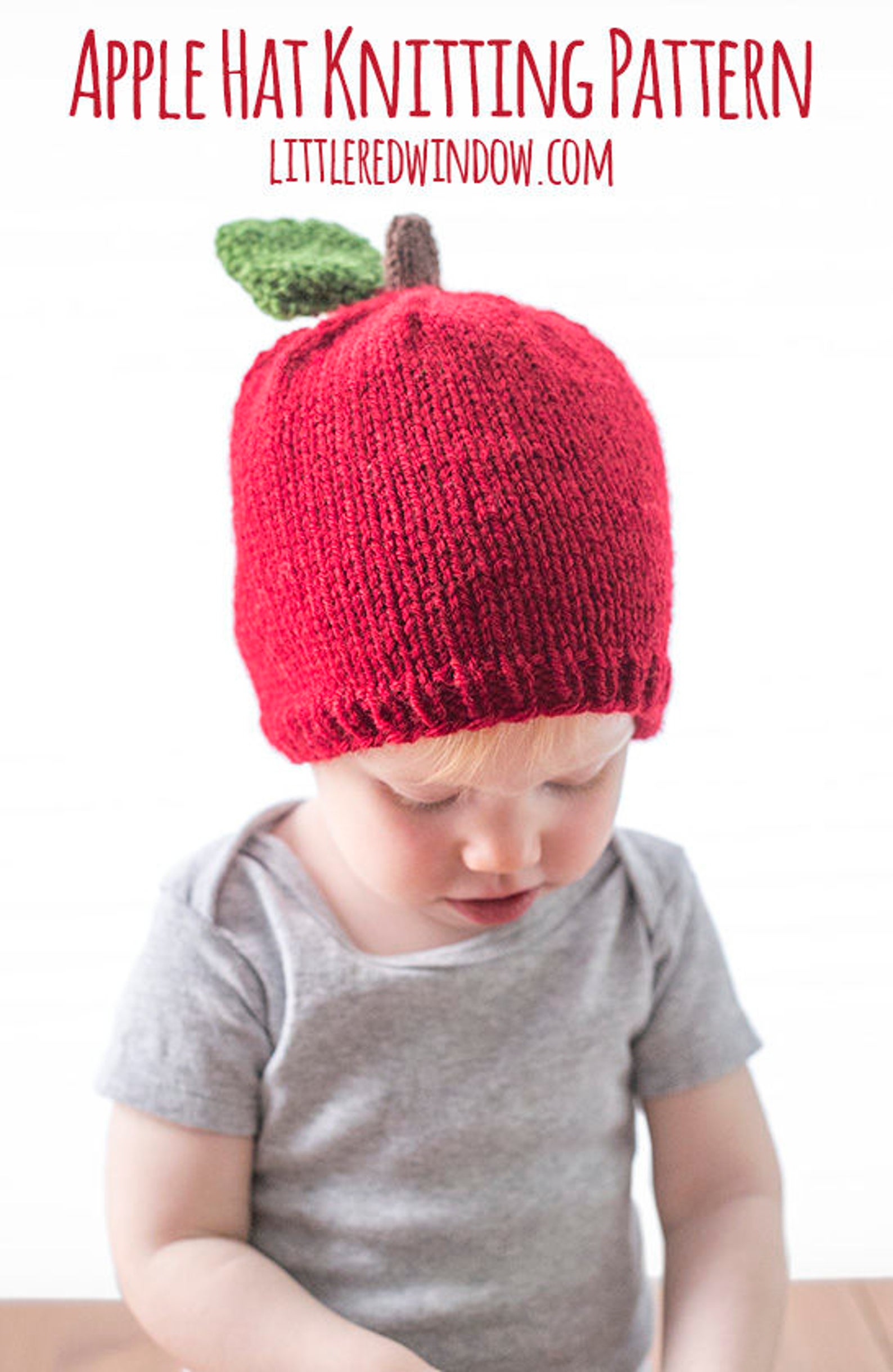 Apple Hat KNITTING PATTERN / Baby Apple Hat / Apple Picking - Etsy Canada