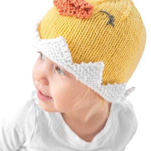 Baby Chick Hat KNITTING PATTERN / Baby Chicken Hat / Easter Chick ...