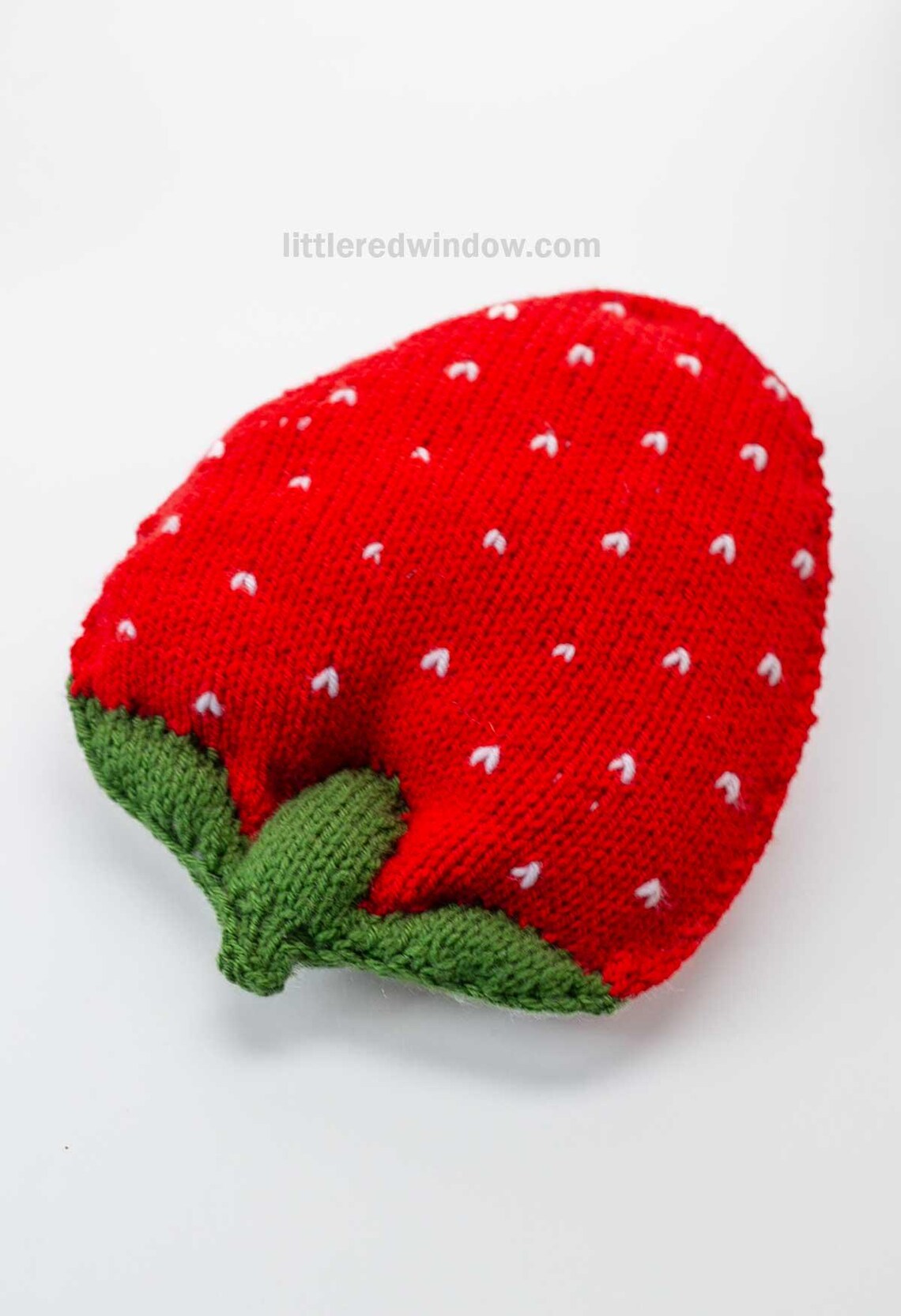 Big Strawberry KNITTING PATTERN / Strawberry Pattern / Knit Strawberry ...