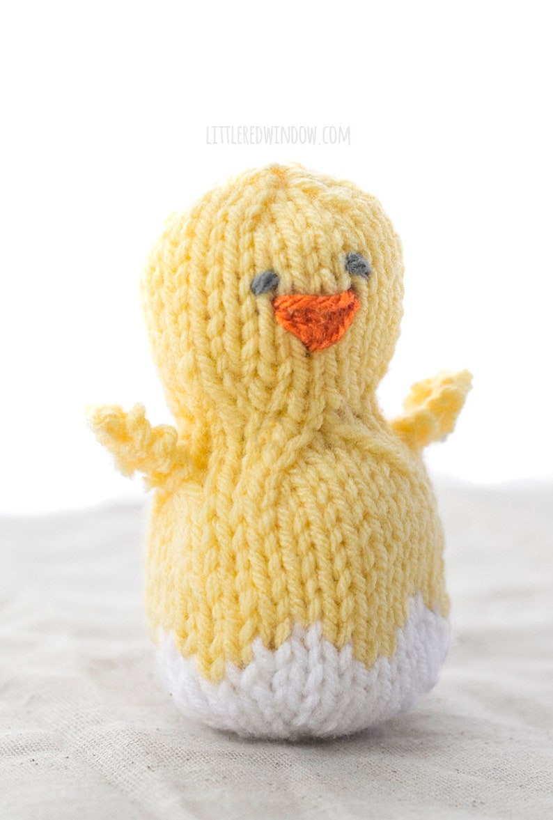 Easter Chick KNITTING PATTERN / Easter Chick Pattern / Knit - Etsy