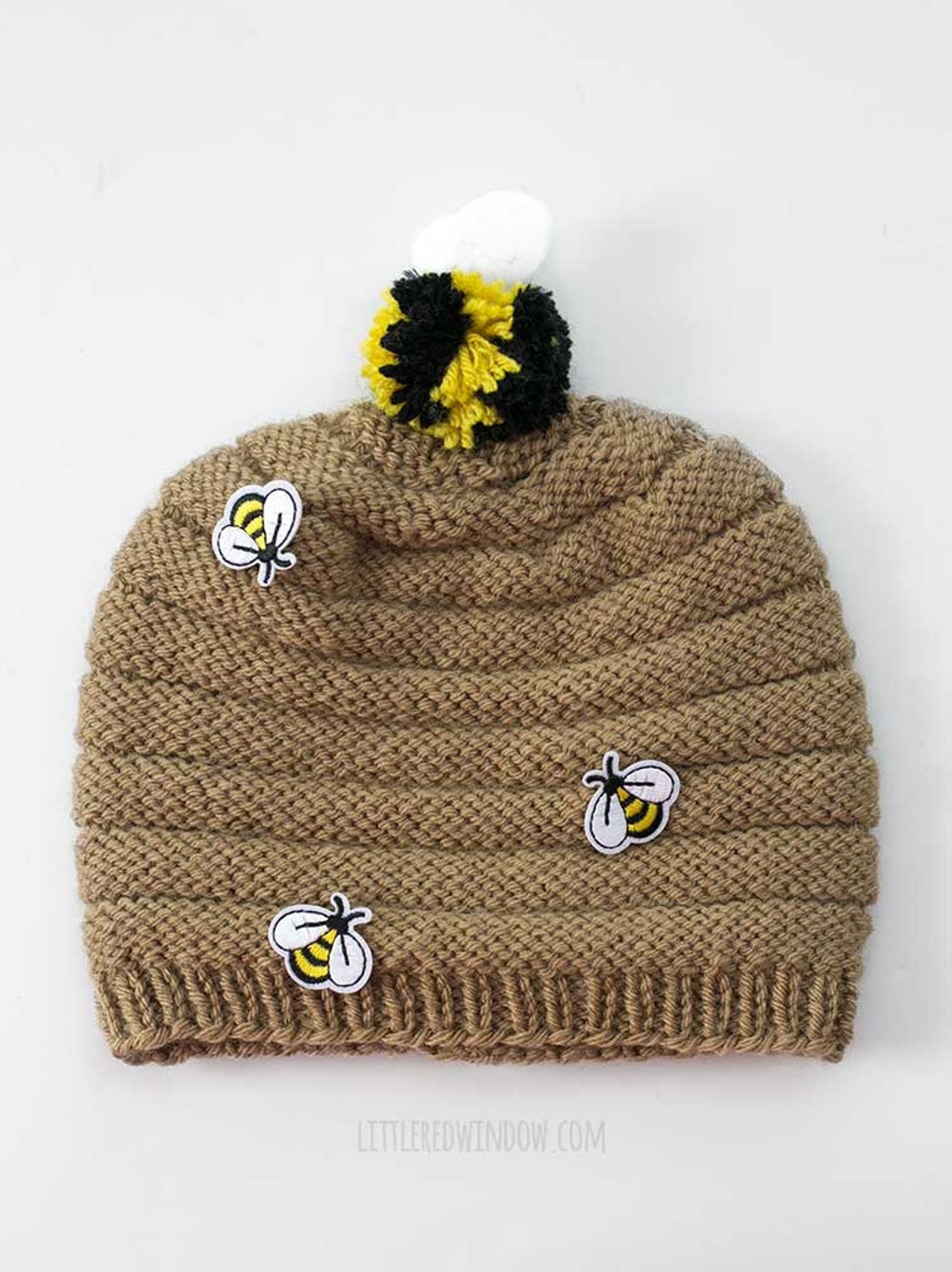 Beehive Hat KNITTING PATTERN / Bee Knitting Pattern / Beehive - Etsy