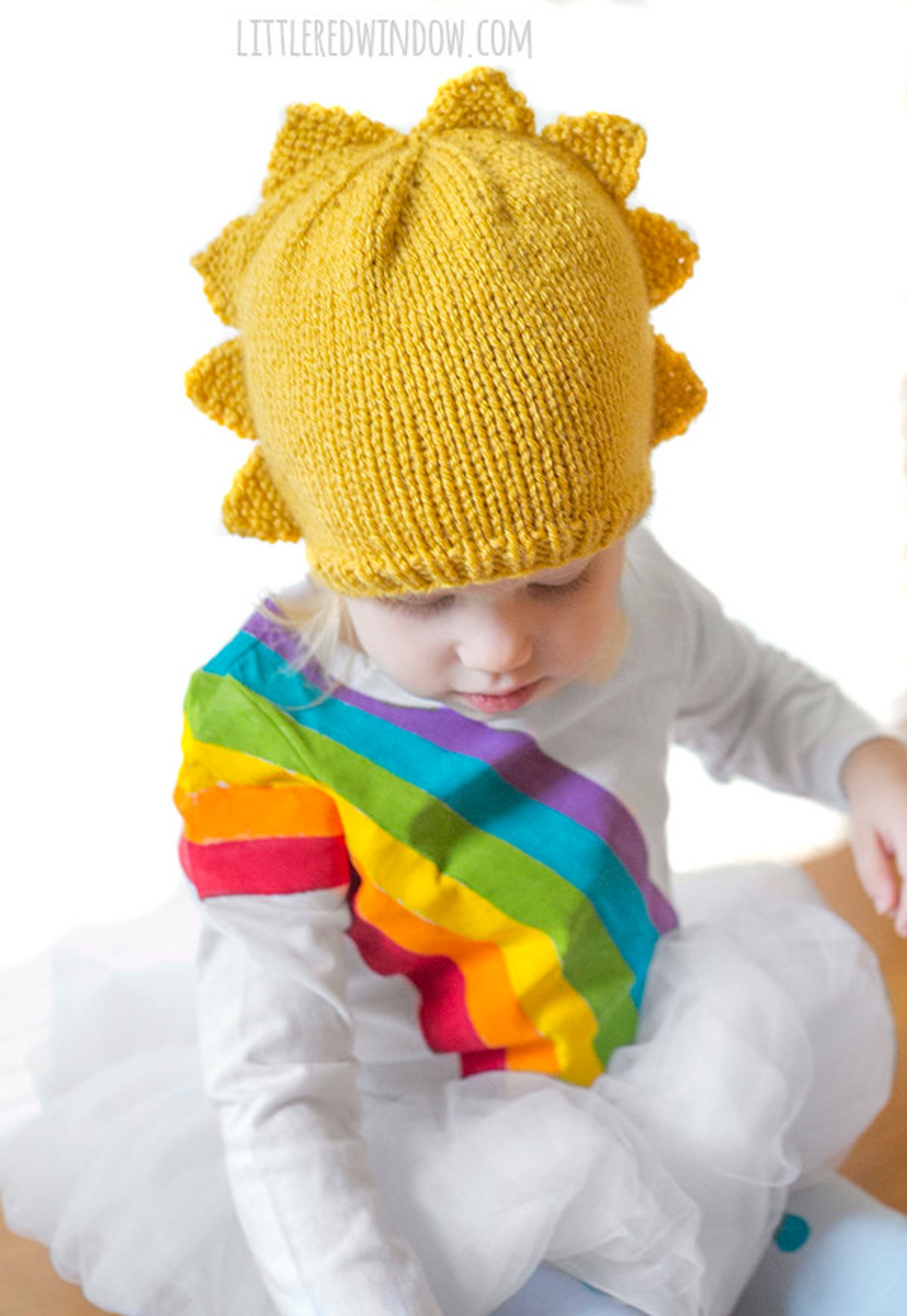 Golden Sun Hat KNITTING PATTERN / Knit Sun Hat Pattern / - Etsy