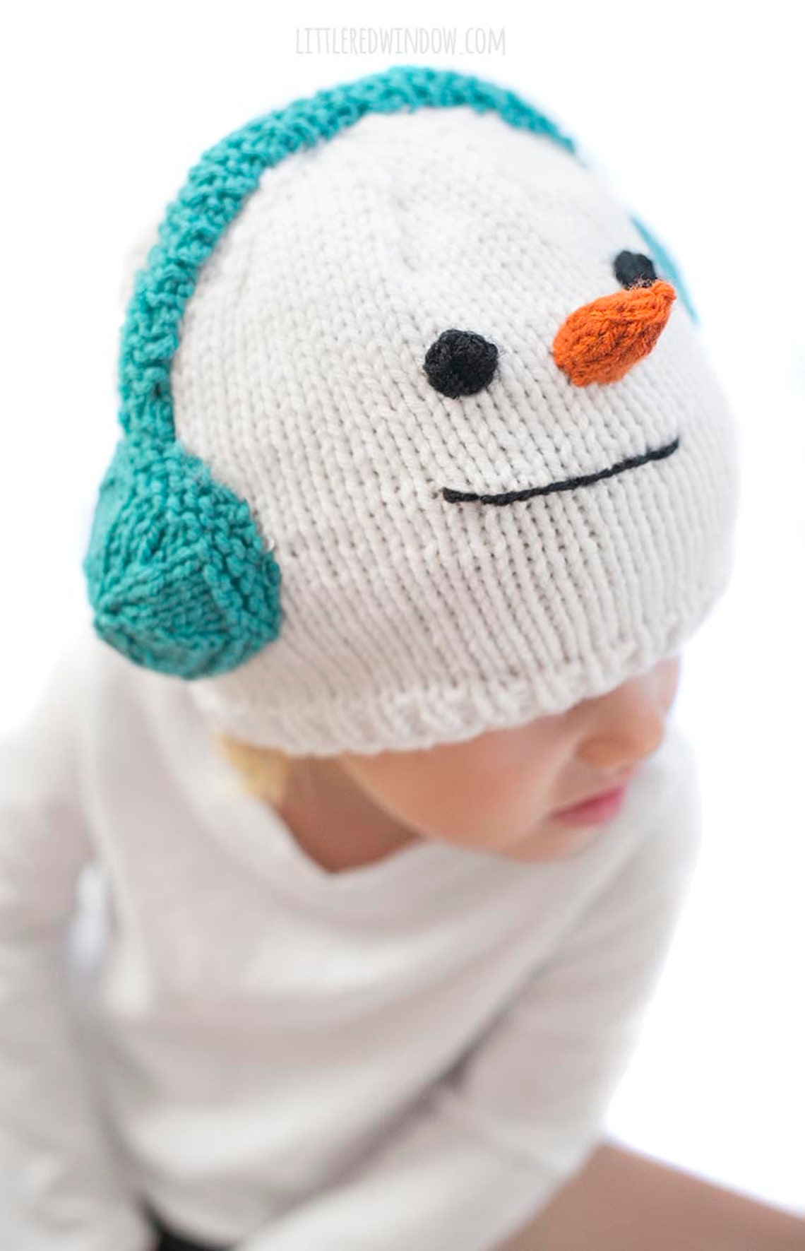 Cozy Snowman Hat KNITTING PATTERN / Snowman Pattern / Snowman | Etsy