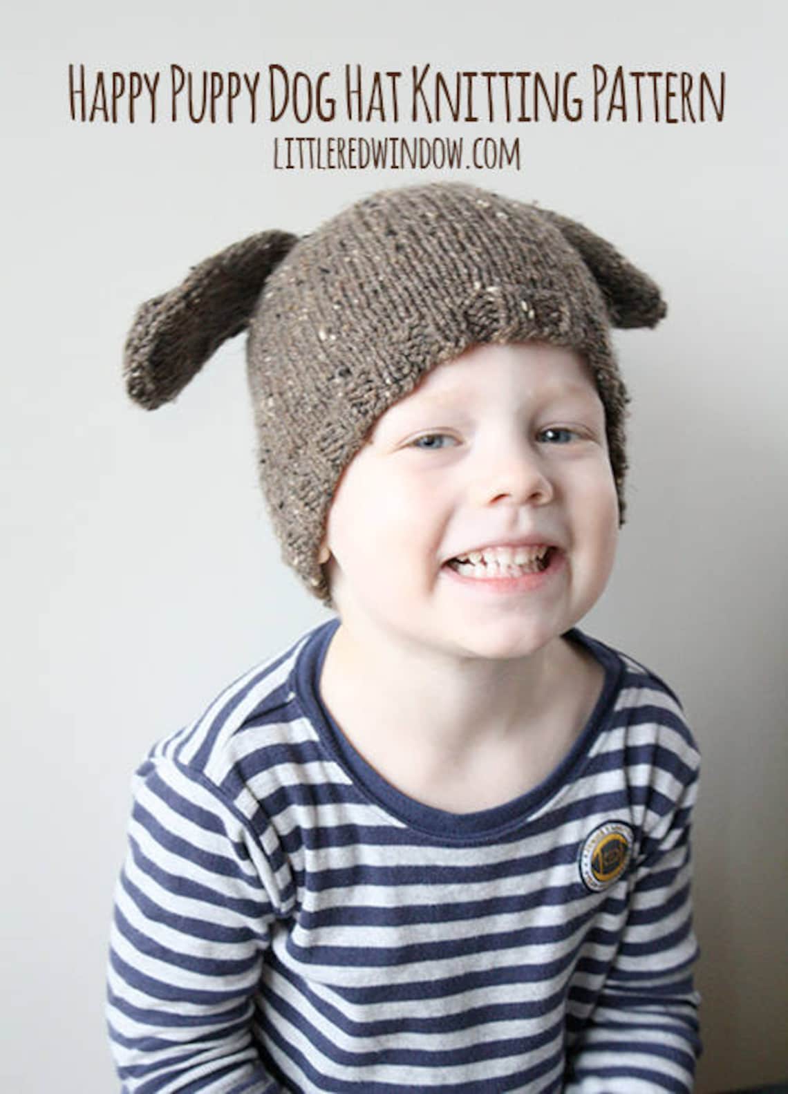 Baby Dog Hat KNITTING PATTERN / Baby Hat Dog / Baby Boy Puppy - Etsy