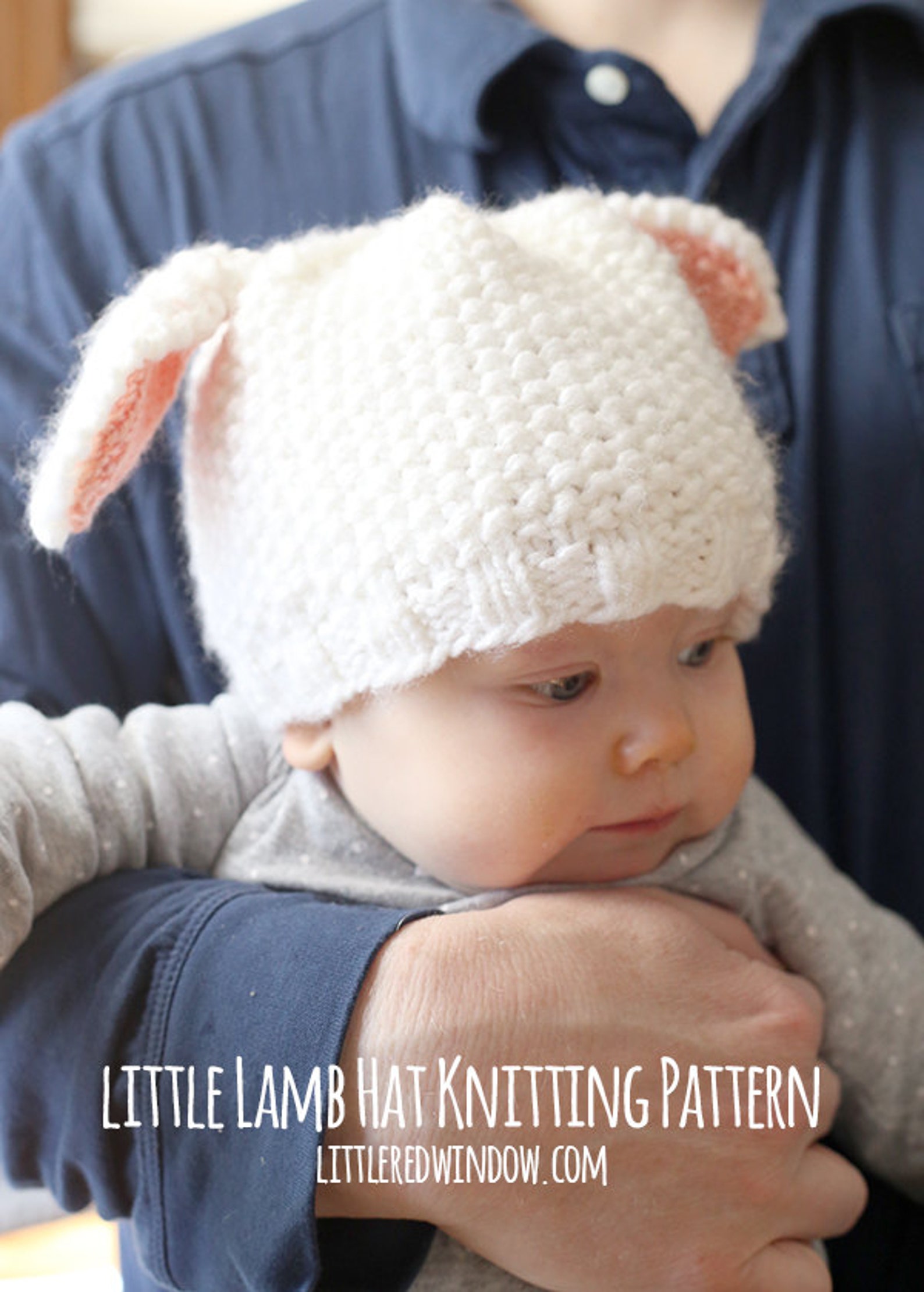 Lamb Baby Hat KNITTING PATTERN // Baby Sheep Hat Knitting | Etsy