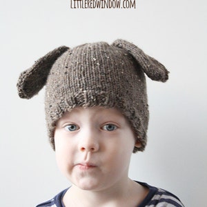 Baby Dog Hat KNITTING PATTERN / Baby Hat Dog / Baby Boy Puppy Hat ...