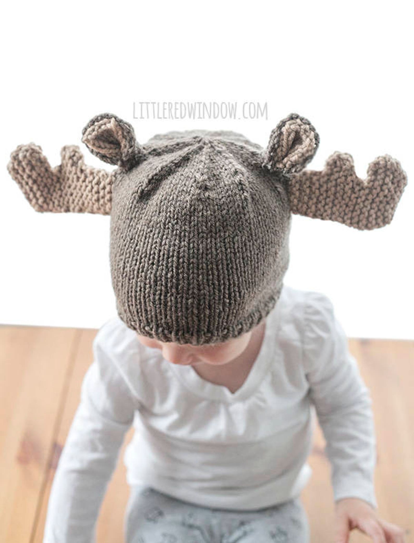 Moose Hat KNITTING PATTERN / Woodland Baby Hat / Winter Animal Hat ...