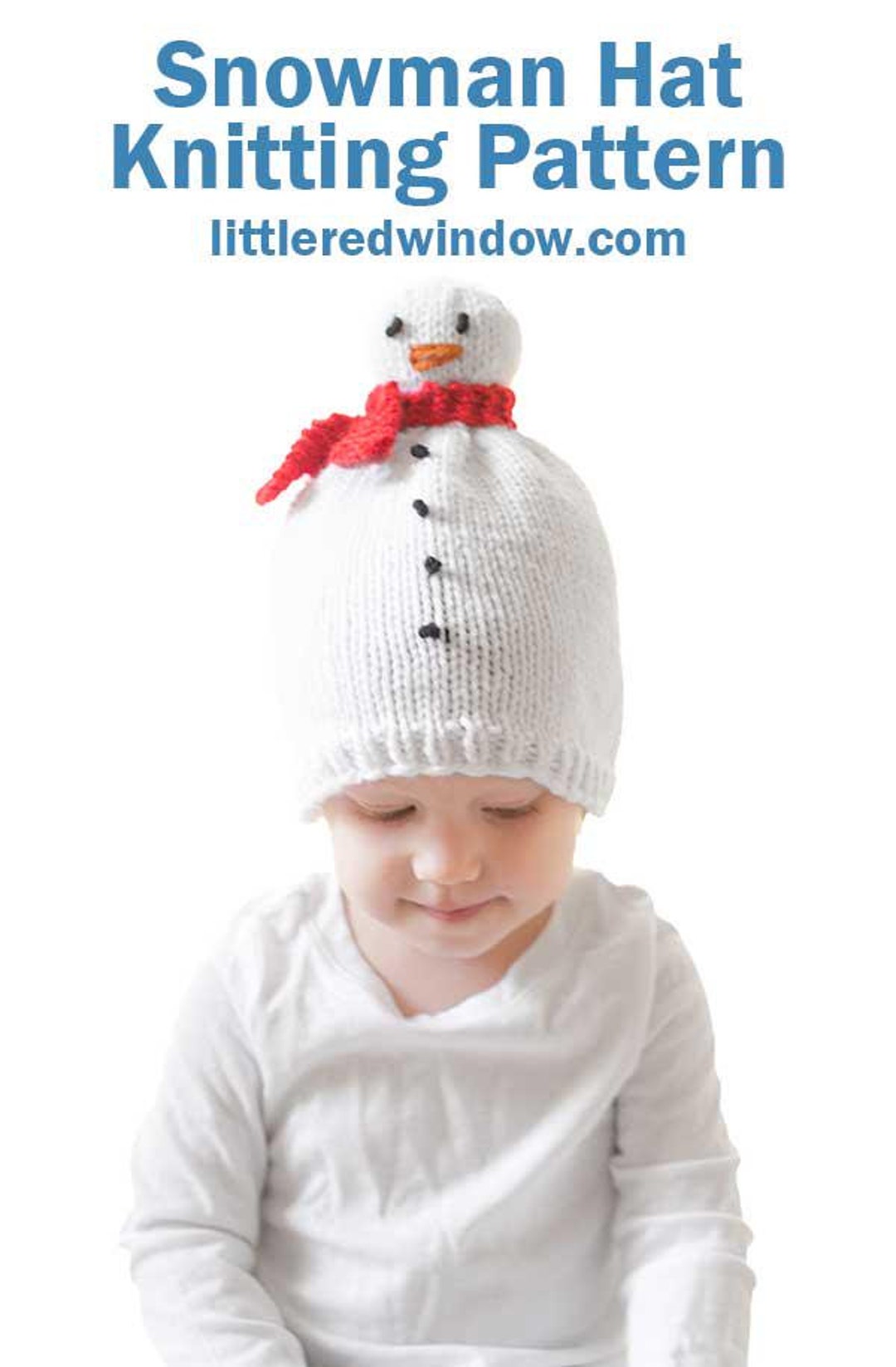 Snowman Hat KNITTING PATTERN / Snowman Pattern / Snowman Knitting ...