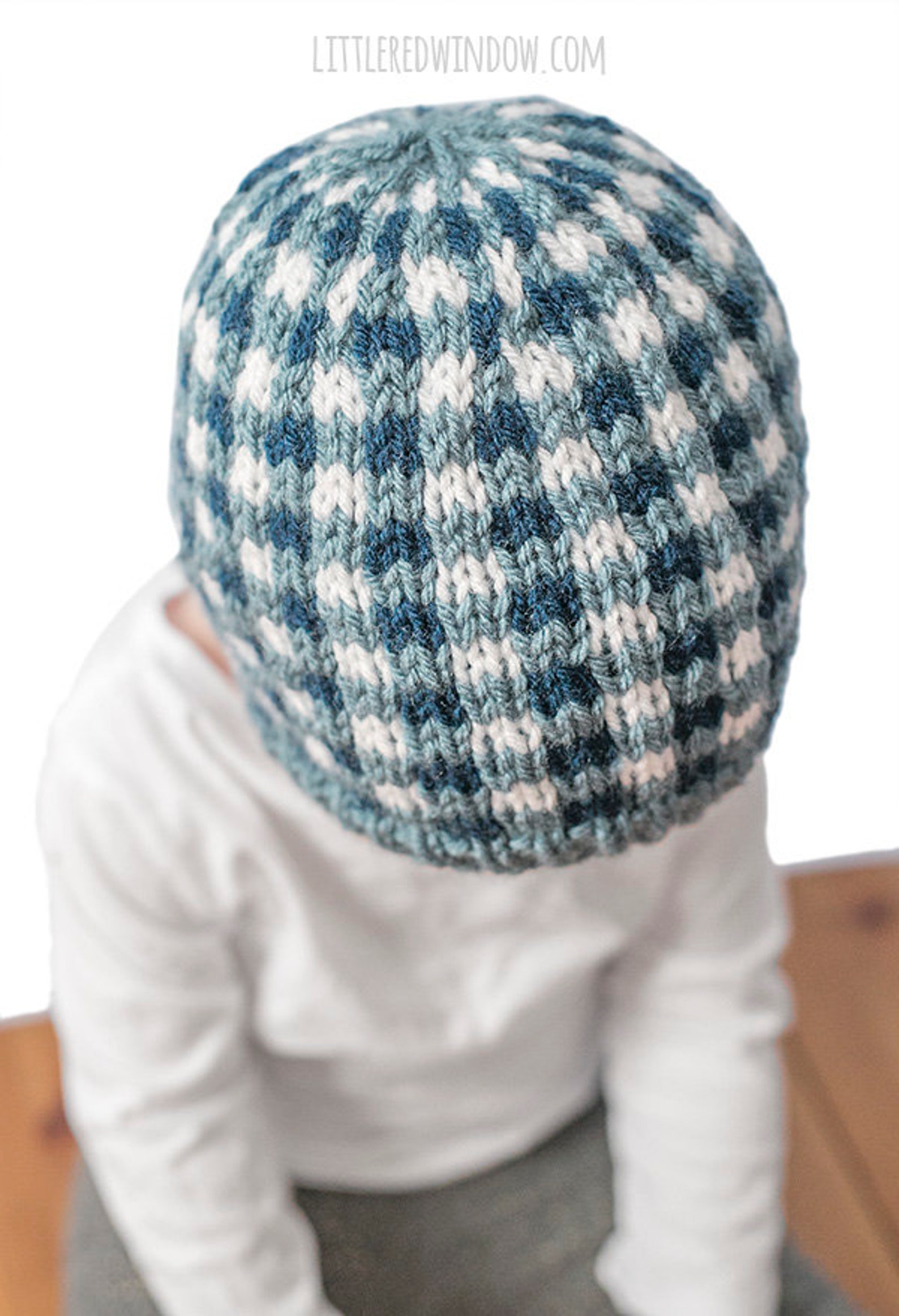 Gingham Hat KNITTING PATTERN / Gingham Pattern / Gingham Baby - Etsy