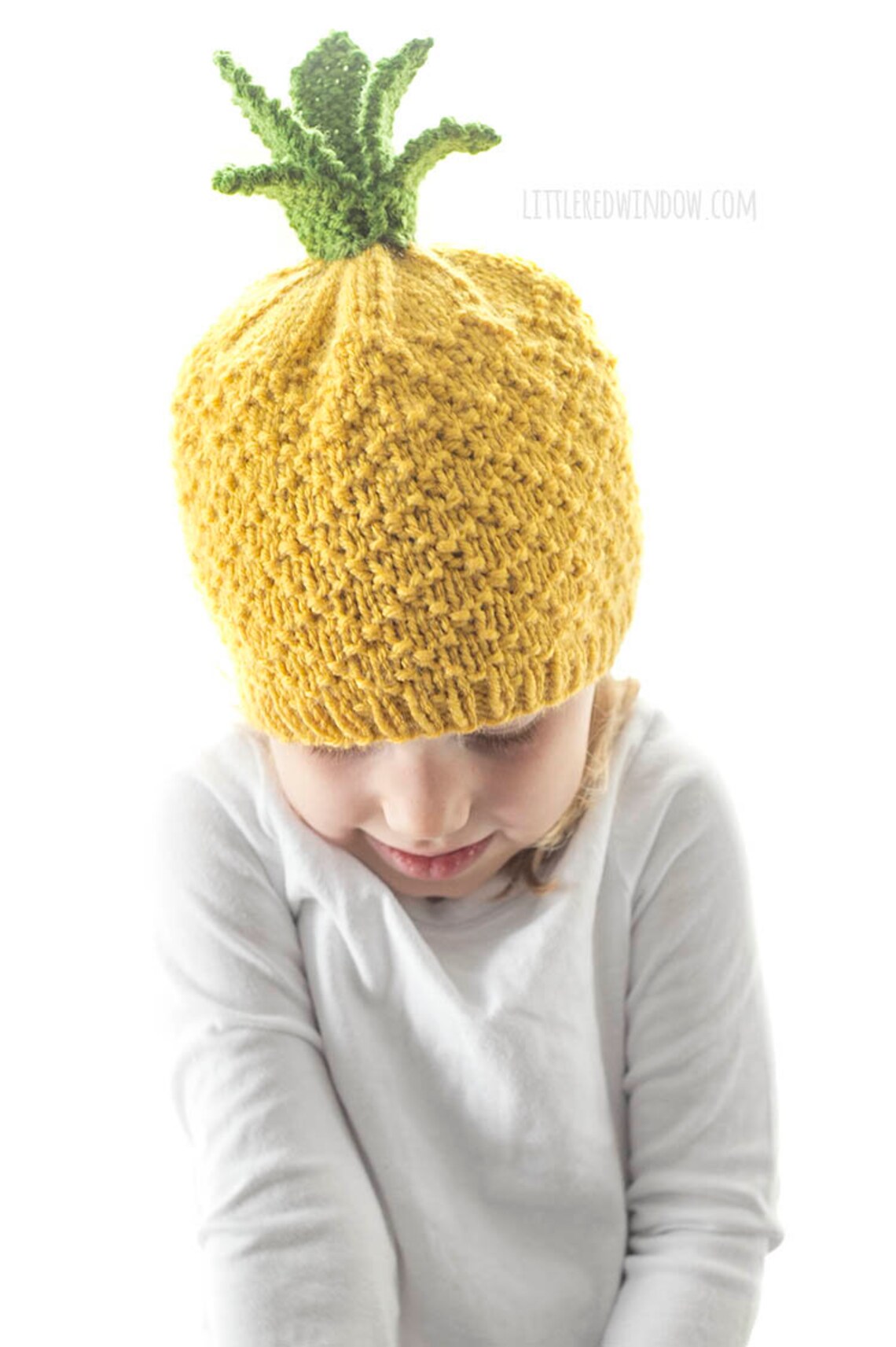 Pineapple Hat KNITTING PATTERN / Knit Pineapple Hat Pattern / - Etsy