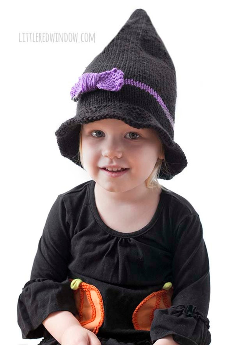 Little Witch Hat KNITTING PATTERN / Witch Hat Pattern / Knit | Etsy