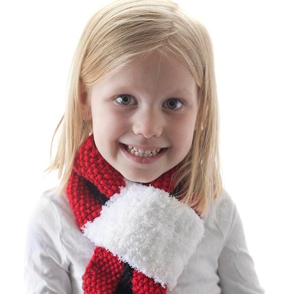 Santa Scarf - Etsy