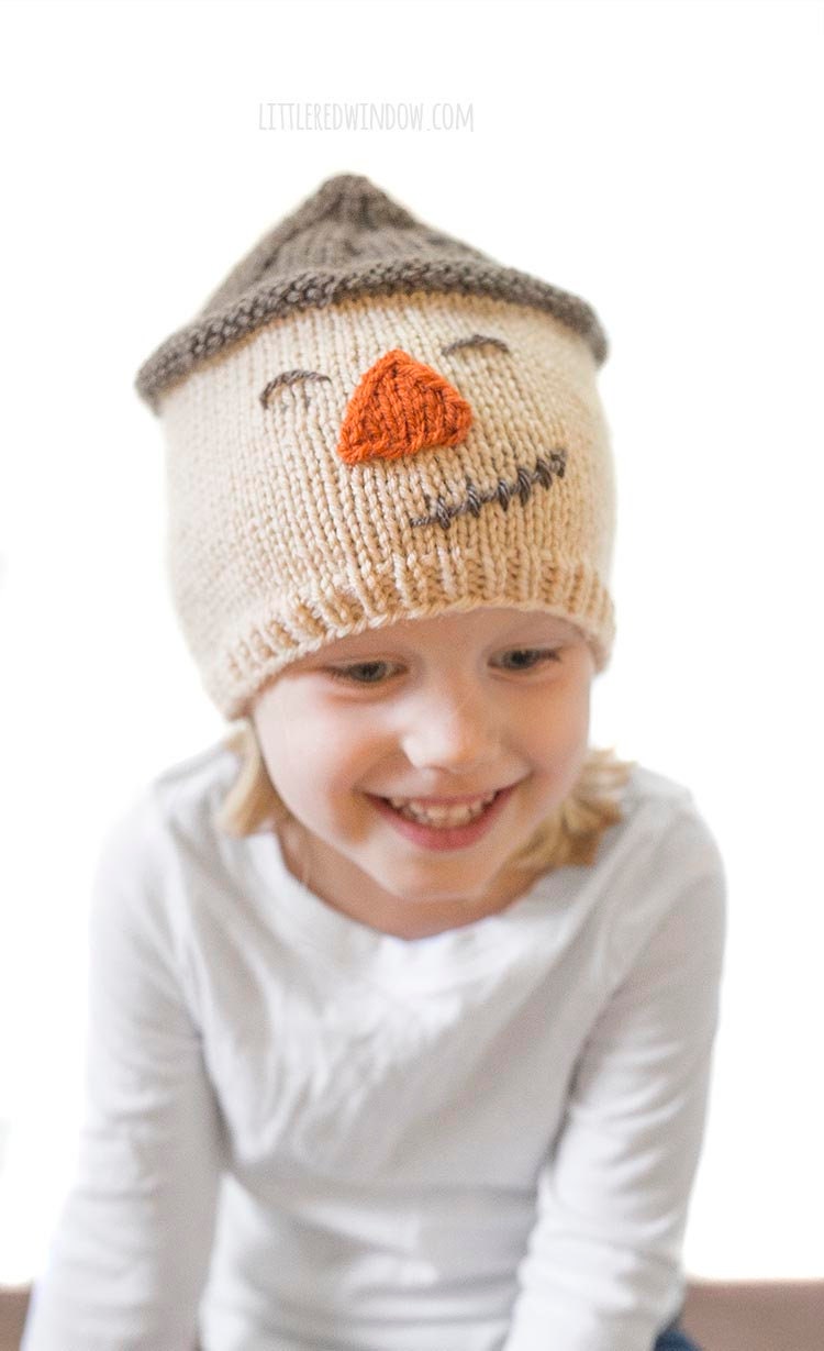 Scarecrow Hat KNITTING PATTERN / Fall Knitting Pattern / - Etsy