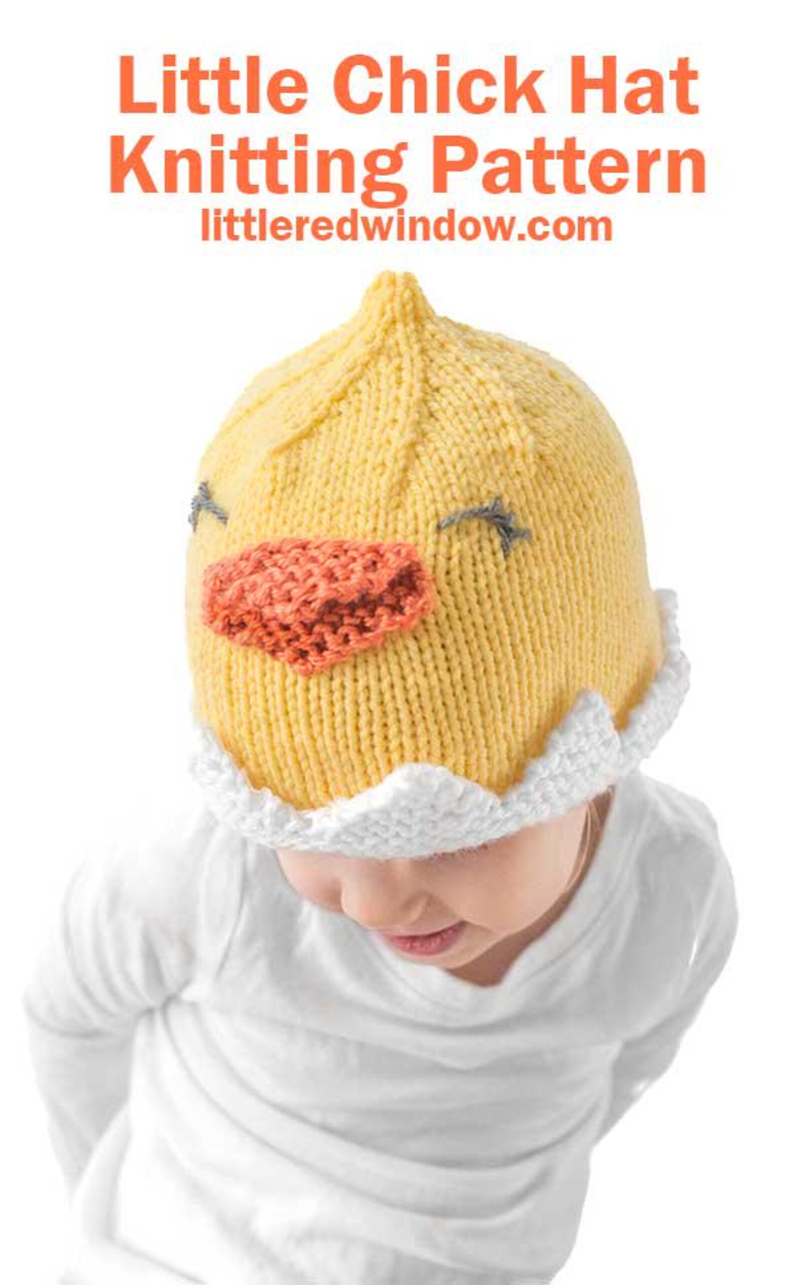 Baby Chick Hat KNITTING PATTERN / Baby Chicken Hat / Easter Chick ...