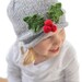 Holly Hat KNITTING PATTERN / Holly Leaf Knitting Pattern / Holly ...