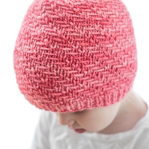 Diagonal Weave Hat KNITTING PATTERN / Slip Stitch Pattern / Easy Baby ...