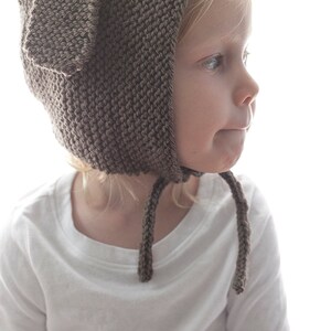 Baby Dog Bonnet KNITTING PATTERN / Puppy Dog Bonnet Pattern / Puppy ...