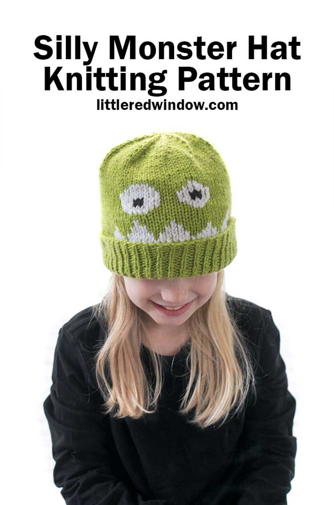 Silly Monster Hat KNITTING PATTERN / Monster Knitting Pattern / Green ...
