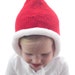 Santa Pixie Bonnet KNITTING PATTERN / Santa Bonnet Pattern / Santa ...