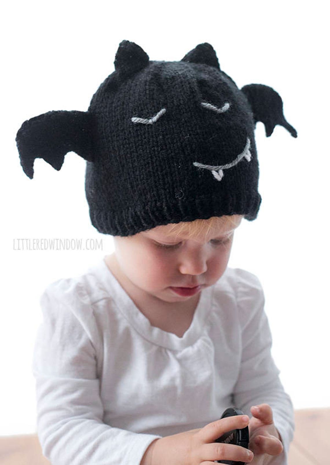 Baby Bat Hat KNITTING PATTERN / Vampire Bats / My First | Etsy UK