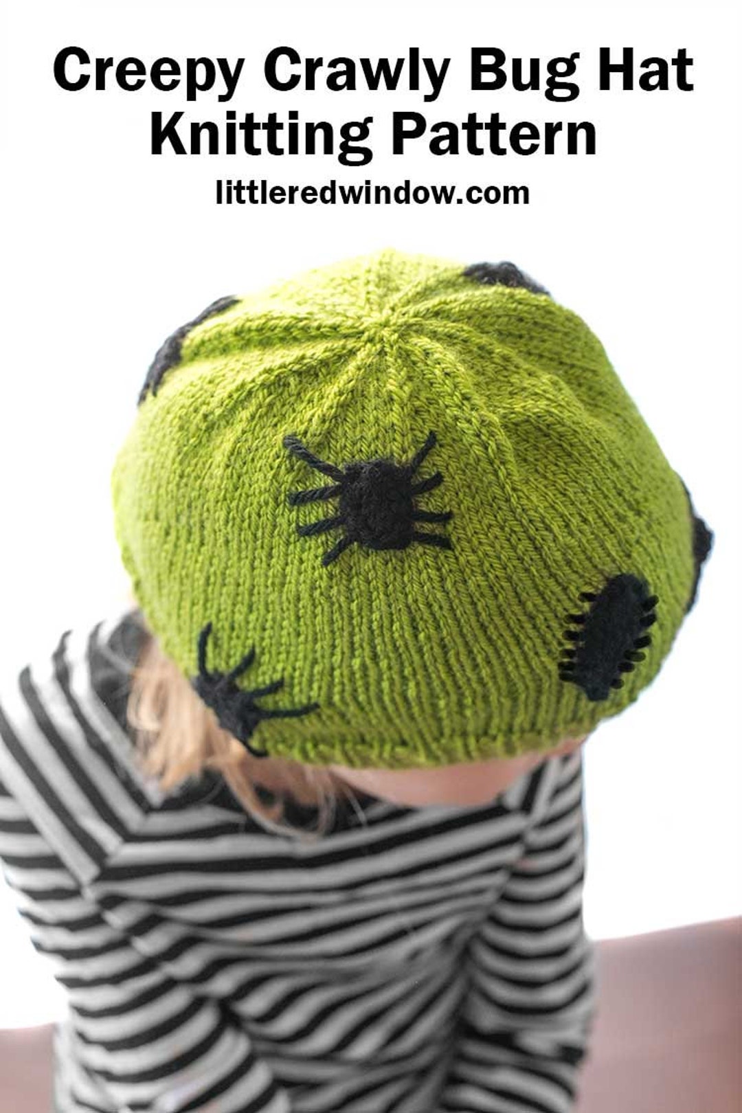 Bug Hat KNITTING PATTERN / Halloween Knitting Pattern / Spider Hat ...