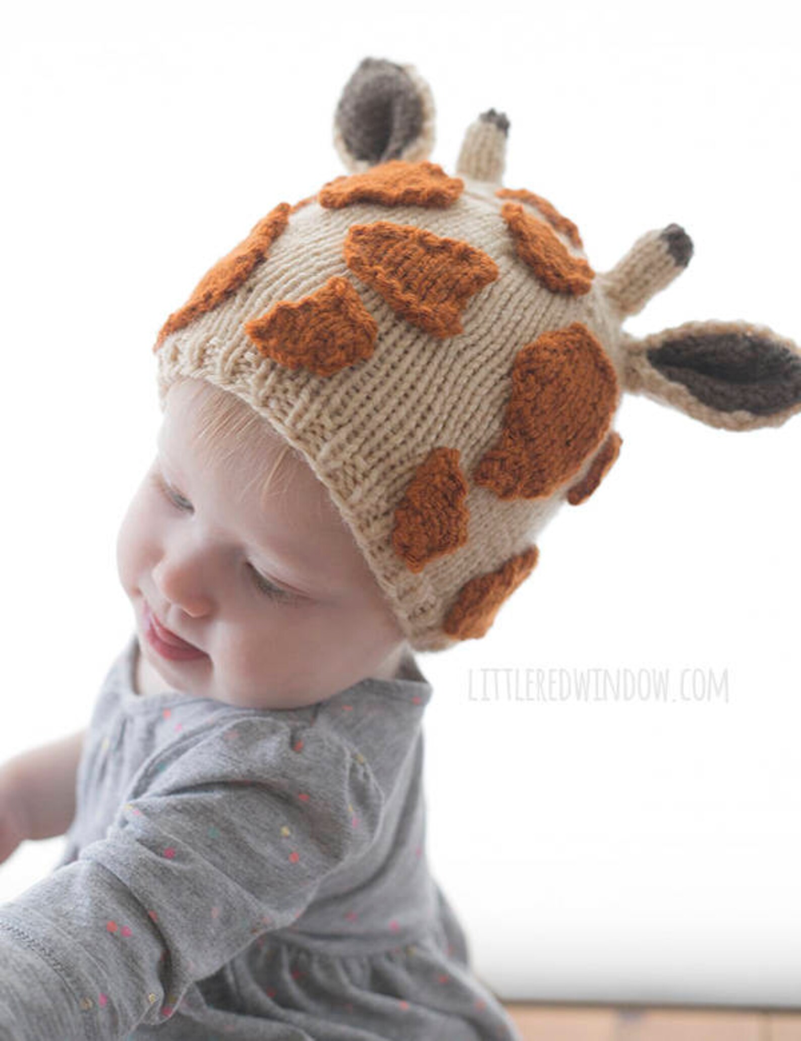 Giraffe Hat KNITTING PATTERN / Giraffe Pattern / Giraffe Baby Hat ...