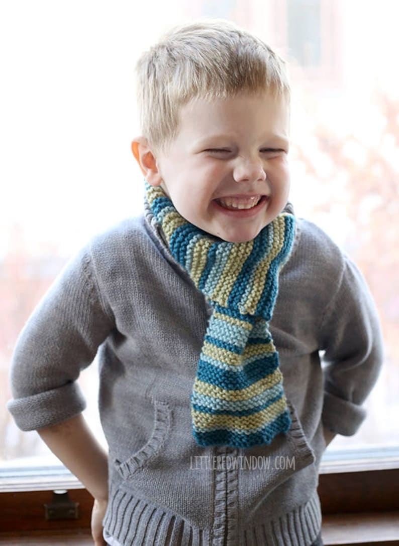 Kids Loop Scarf KNITTING PATTERN / Loop Scarf Pattern / Kids Scarf ...