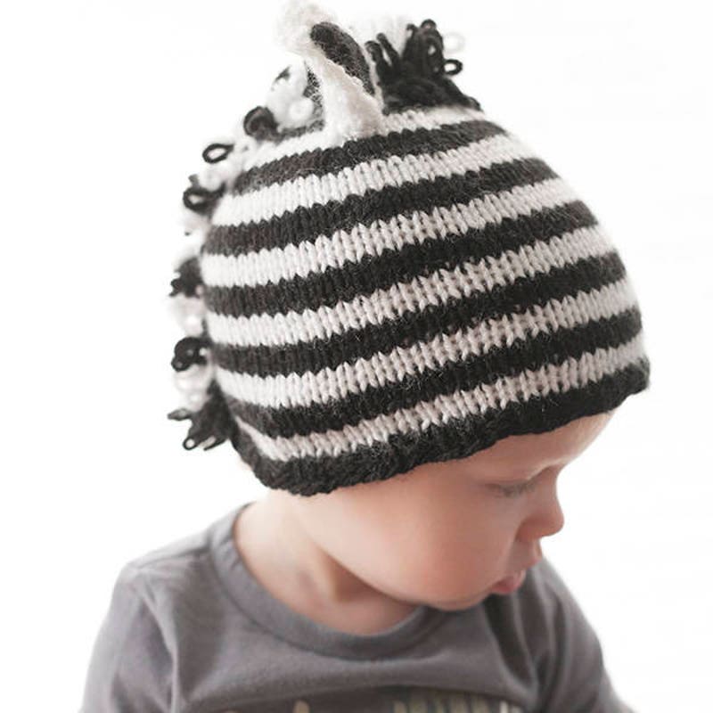 Zebra Hat - Etsy
