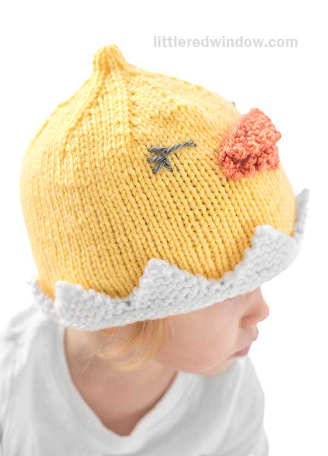 Baby Chick Hat KNITTING PATTERN / Baby Chicken Hat / Easter Chick ...