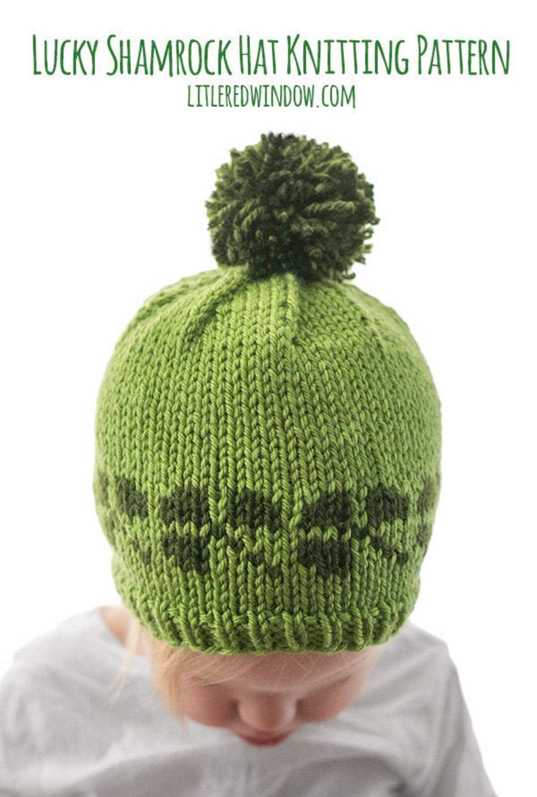 Shamrock Hat KNITTING PATTERN / Shamrock Pattern / Four Leaf Clover ...