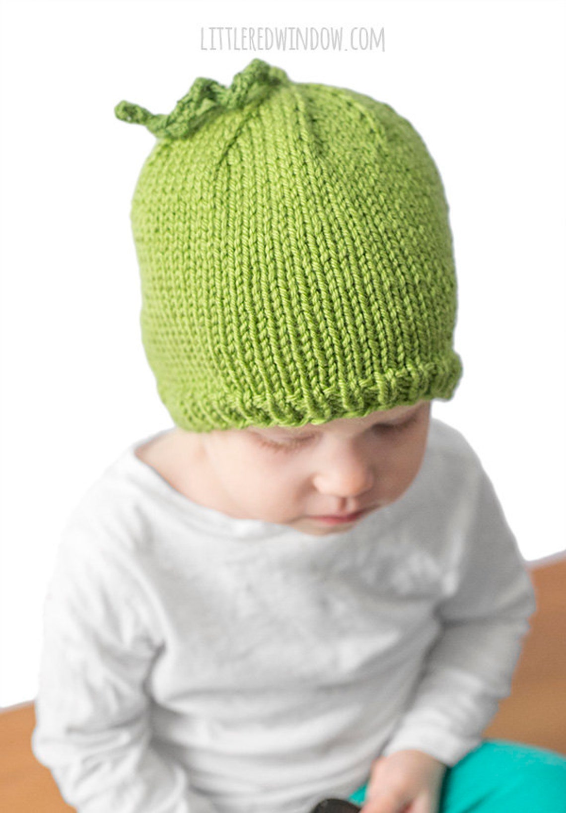 Sweet Pea Hat KNITTING PATTERN / Pea Pattern / Peas in a Pod / | Etsy