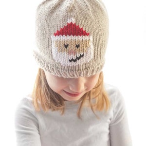 Cheerful Santa Hat KNITTING PATTERN / Smiling Santa Pattern / Knit ...