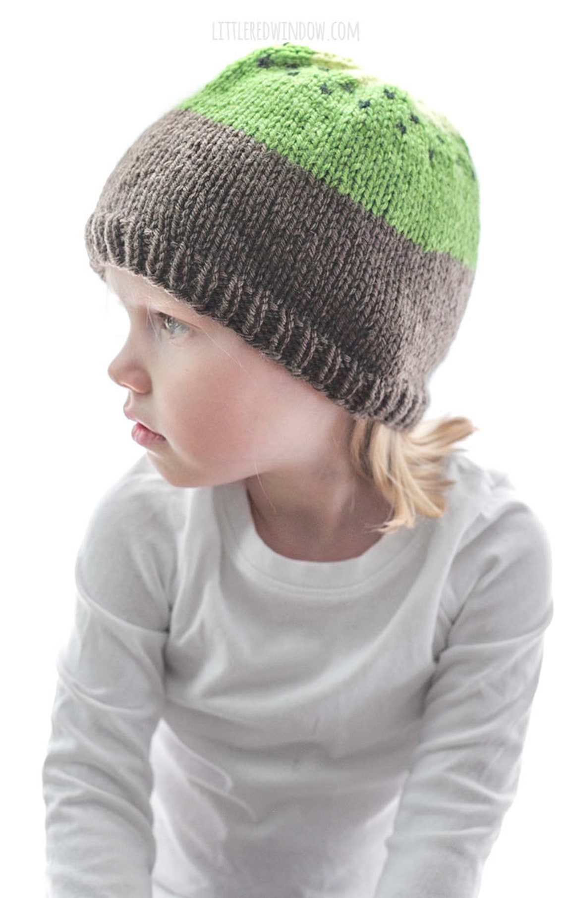 Kiwi Hat KNITTING PATTERN / Knit Kiwi Hat Pattern / Summer | Etsy