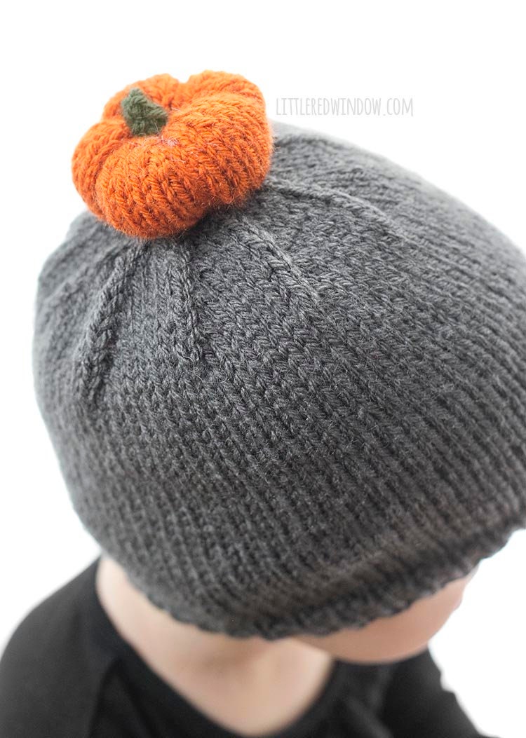 Mini Pumpkin Hat KNITTING PATTERN / Baby Pumpkin Hat Pattern / Knit ...