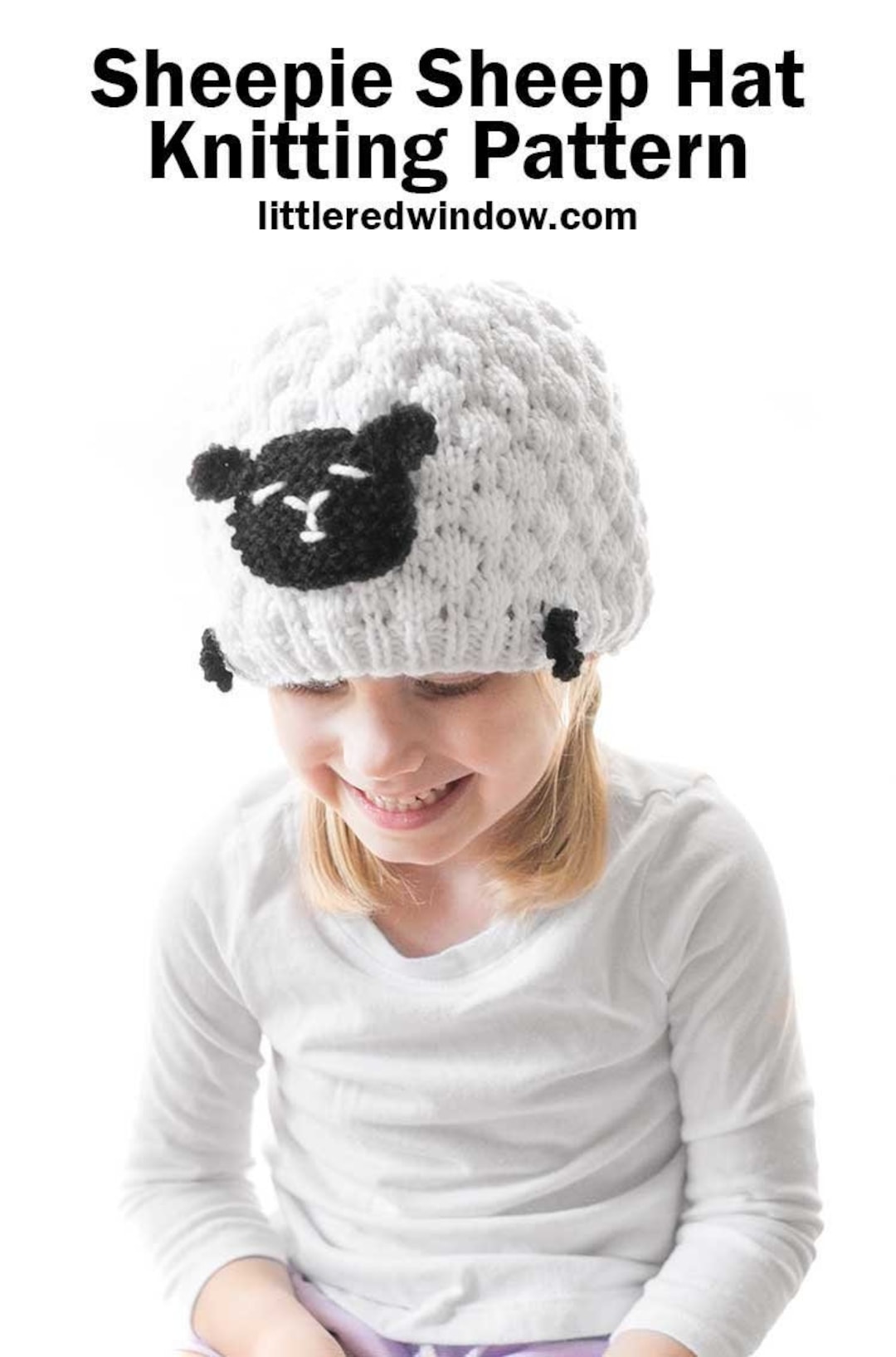 Sheep Hat KNITTING PATTERN // Baby Sheep Hat Knitting Pattern // Lamb Hat Pattern // Sheep ...