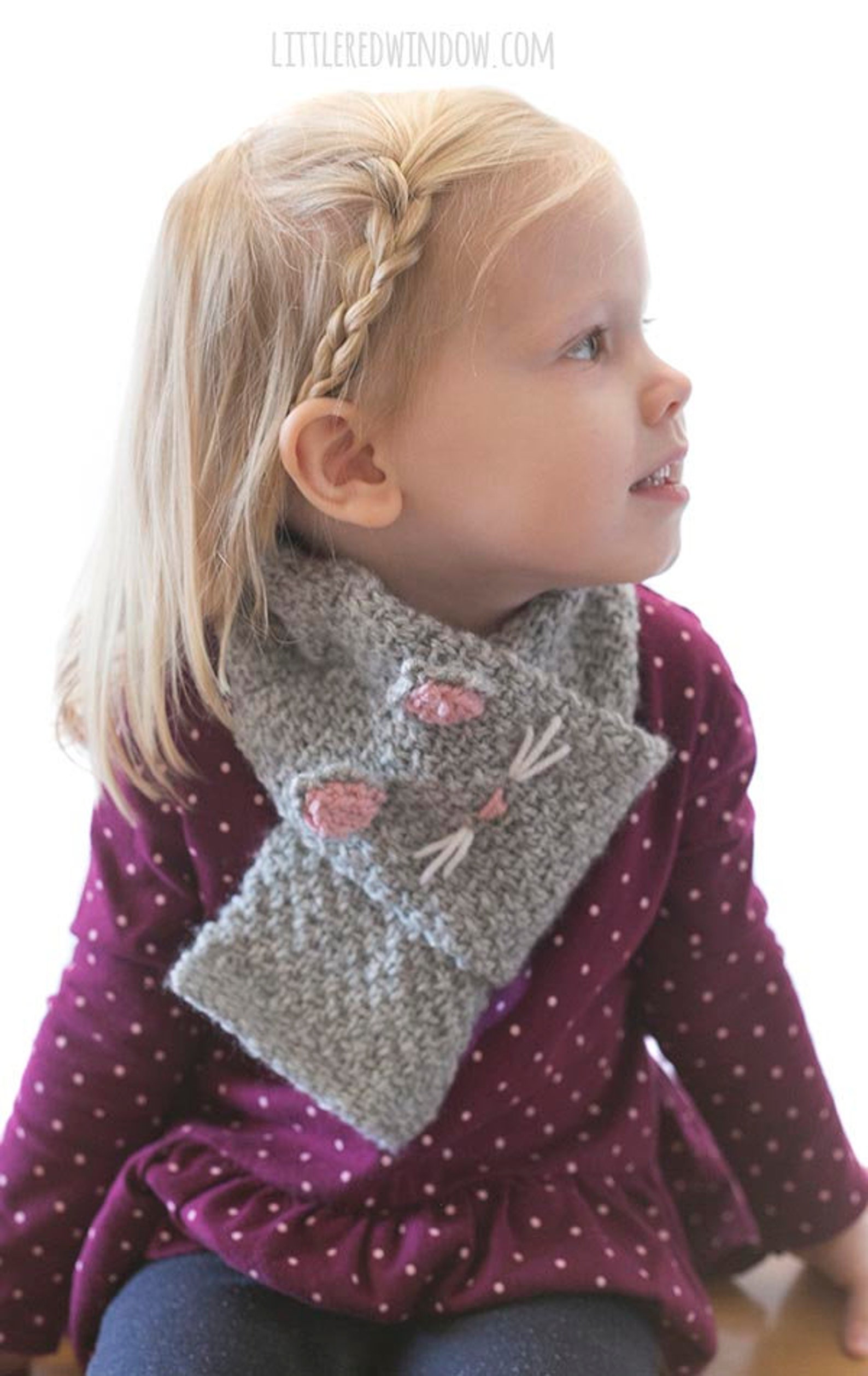 Kitty Cat Scarf KNITTING PATTERN / Cat Scarf Pattern / Knit | Etsy