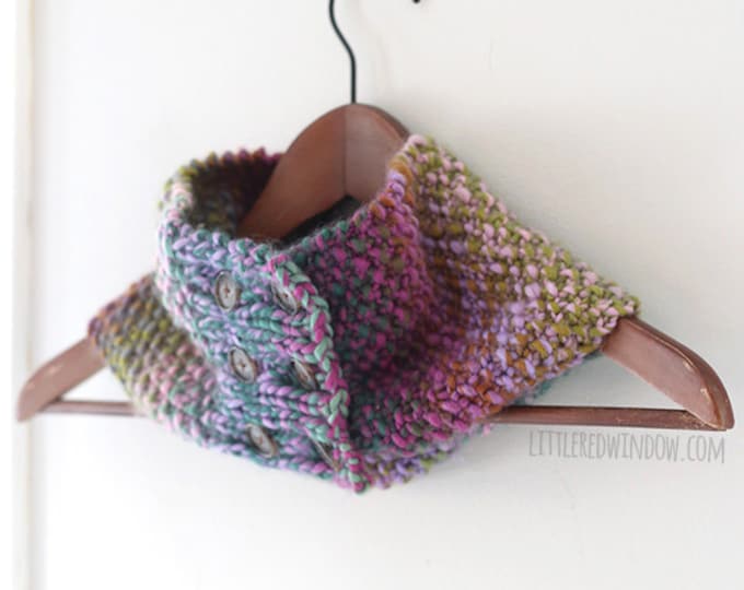Kids Loop Scarf KNITTING PATTERN / Loop Scarf Pattern / Kids Scarf ...