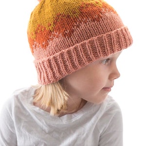 Autumn Fade Hat KNITTING PATTERN / Fall Hat Knitting Pattern / Knit ...