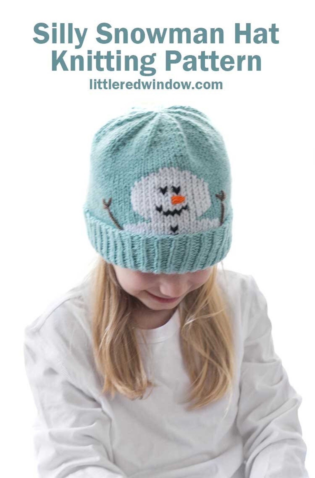 Silly Snowman Hat KNITTING PATTERN / Snowman Pattern / Snowman Knitting ...