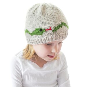 Snake Hat KNITTING PATTERN / Kids Animal Hat Knitting Pattern / Snake ...