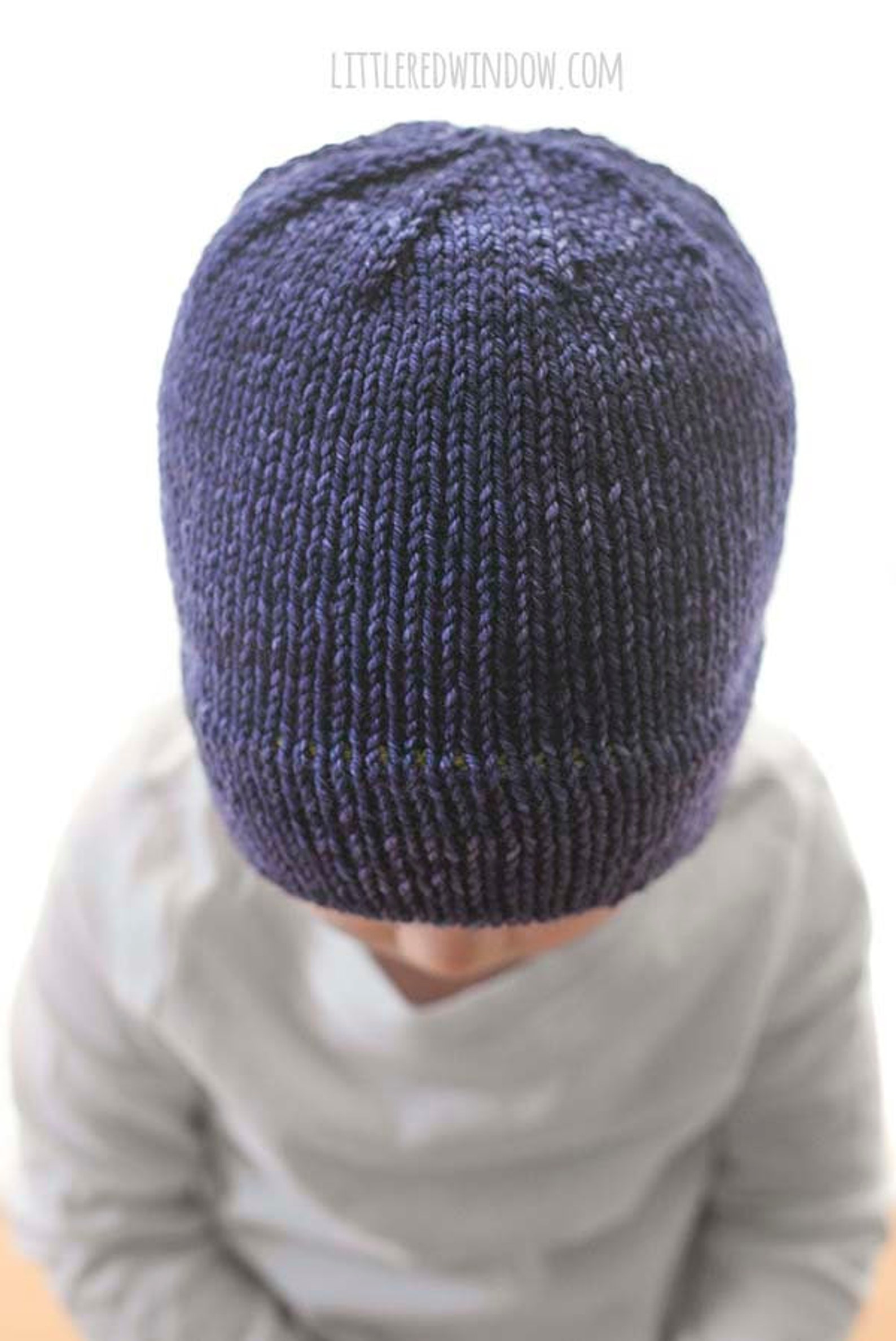 Easy Double Brim Hat KNITTING PATTERN / Warm Hat Pattern / - Etsy