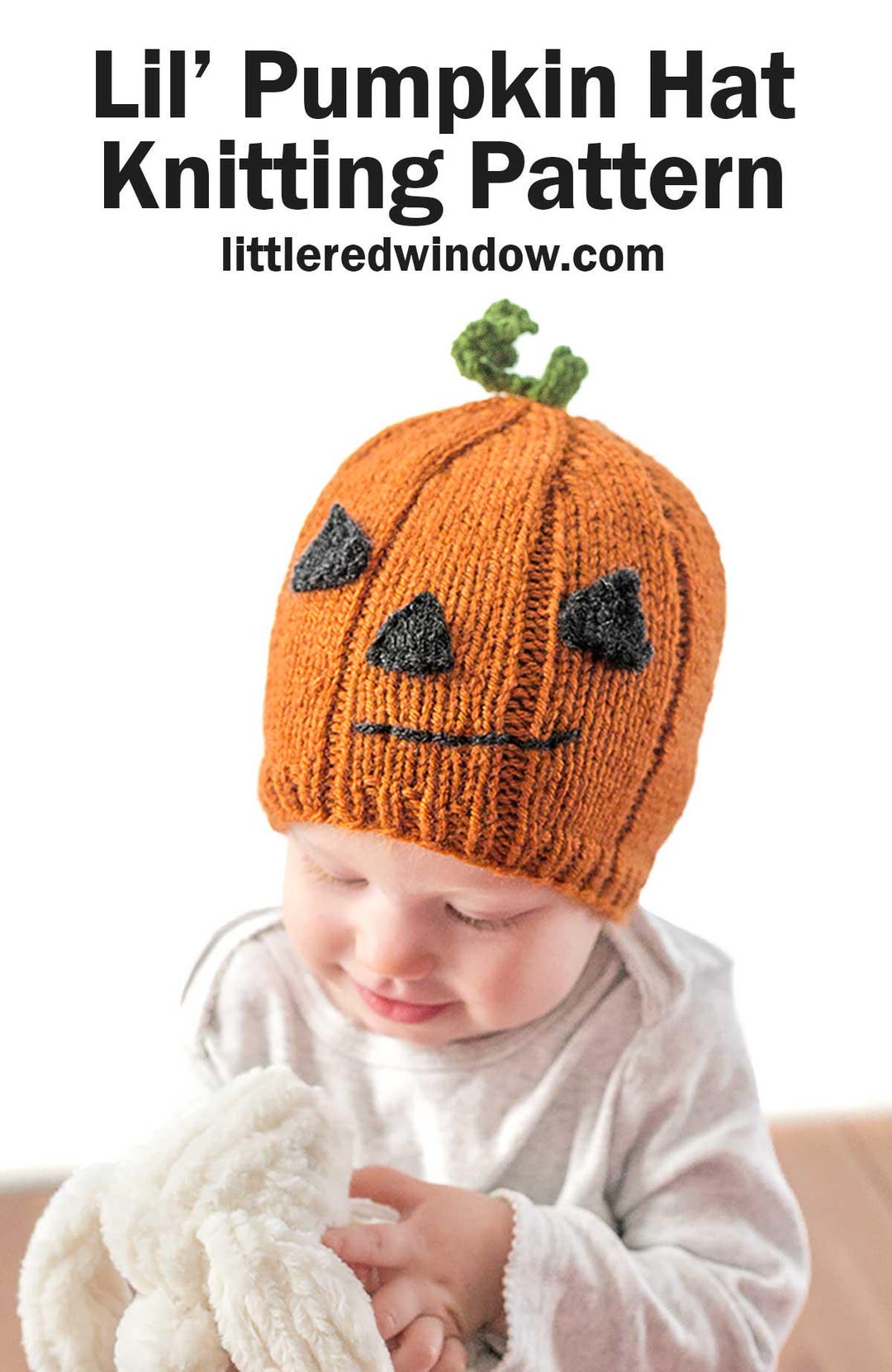 Pumpkin Hat KNITTING PATTERN / Pumpkin Hat Pattern / Jack O Lantern Hat ...