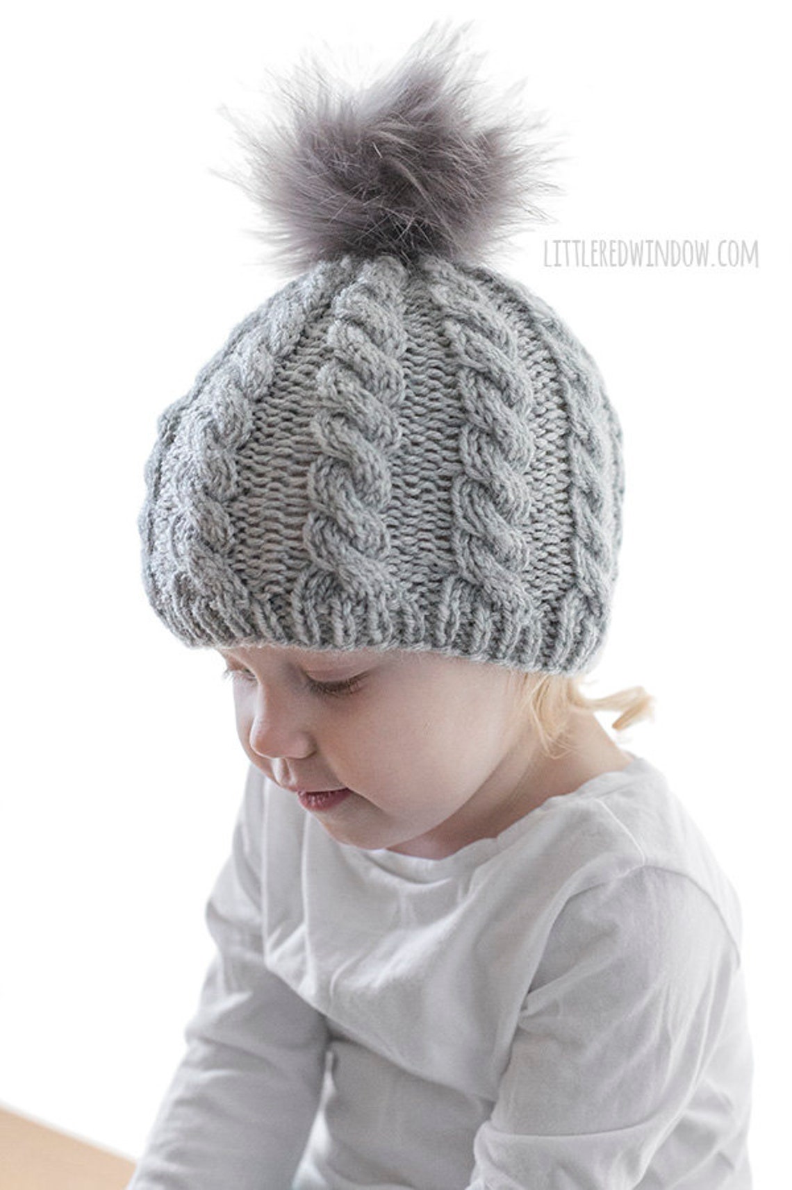 Twist Cable Hat KNITTING PATTERN / Cabled Hat Knitting Pattern /twisted ...