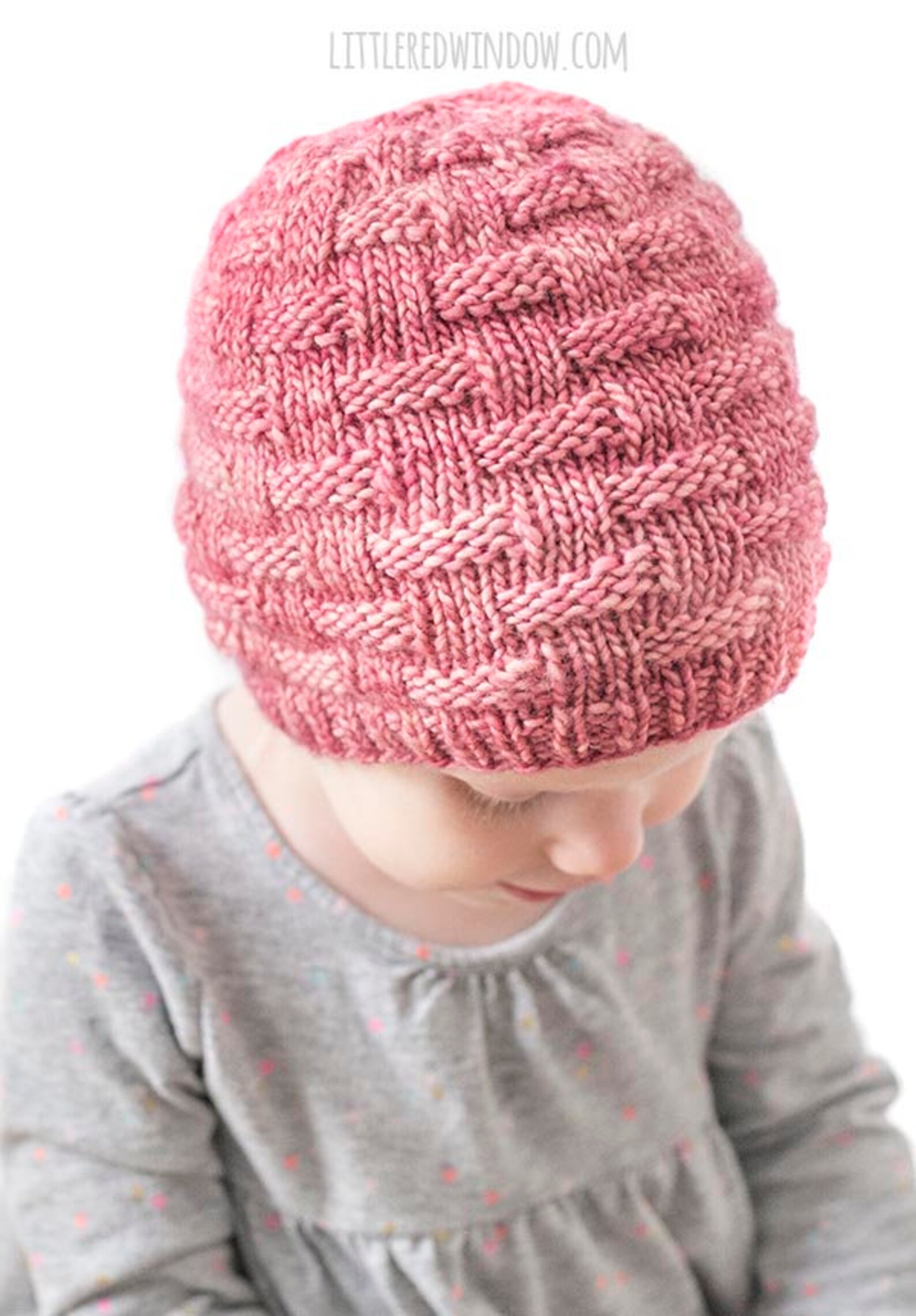 Simple Basketweave Hat KNITTING PATTERN / Textured Baby Hat / Easy ...