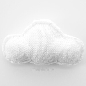 Cloud & Rainbow KNITTING PATTERNS / Knit Rainbow Pattern / Knit Cloud ...