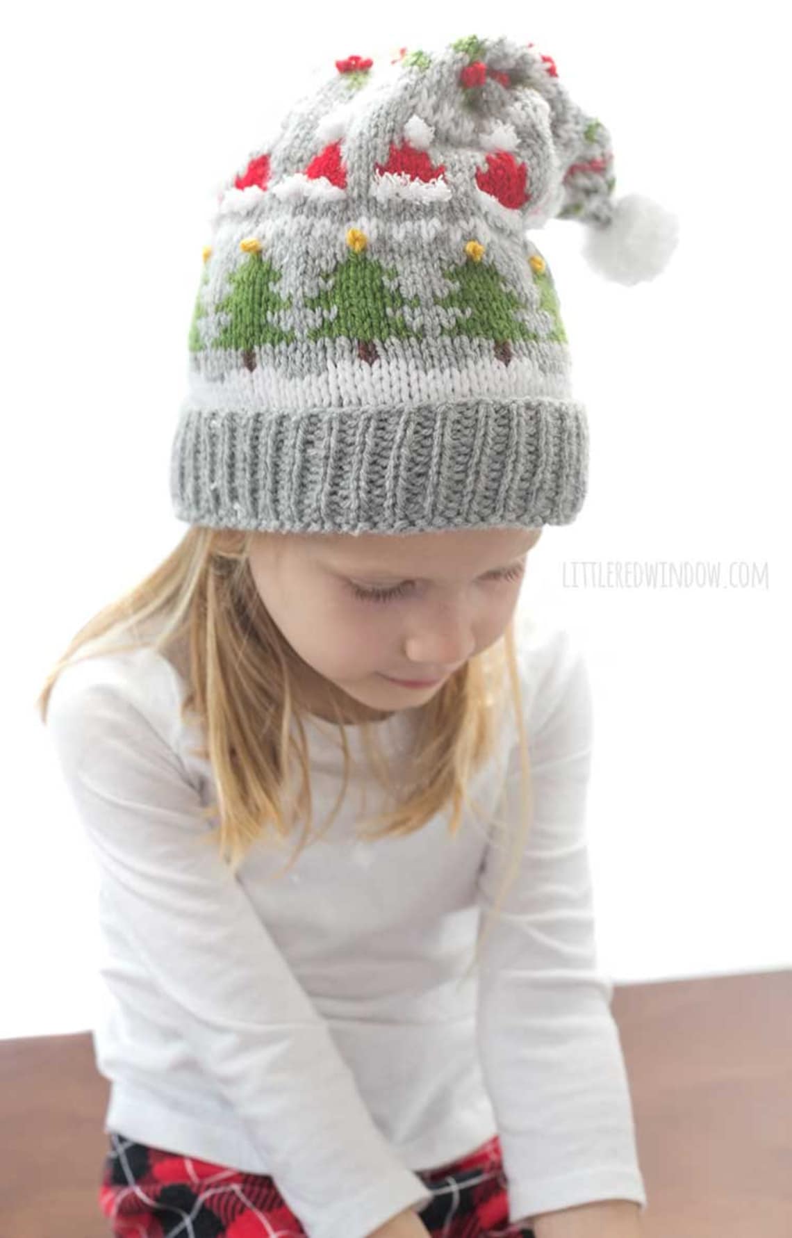 Christmas Stocking Cap KNITTING PATTERN / Christmas Fair Isle - Etsy