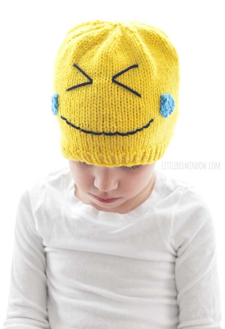 Emoji Hats KNITTING PATTERN / Emoji Pattern / Baby Emoji Hat Knitting ...