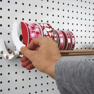 Pegboard Tape and Ribbon Organizer End Cap Brackets (set of 2) - Etsy