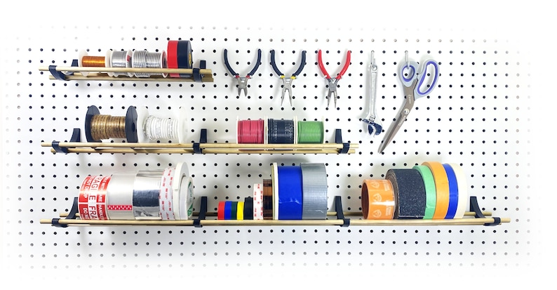 Small - Pegboard Tape and Ribbon Storage: Washi Tape Organizer - Etsy